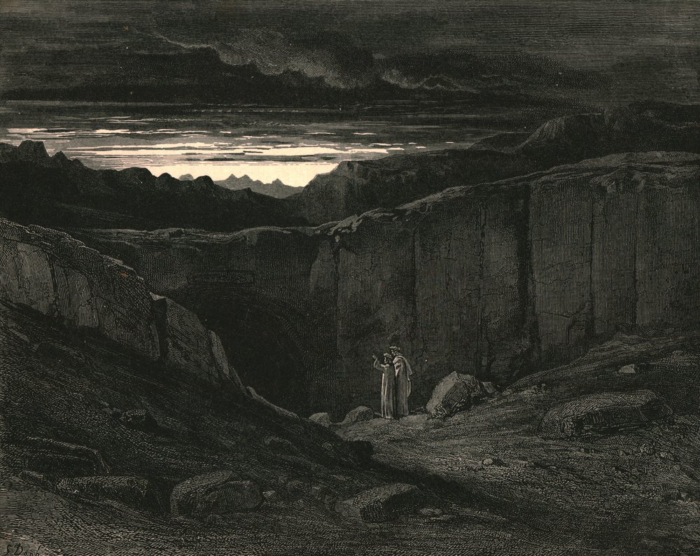 All hope abandon, ye who enter here by Gustave Dore