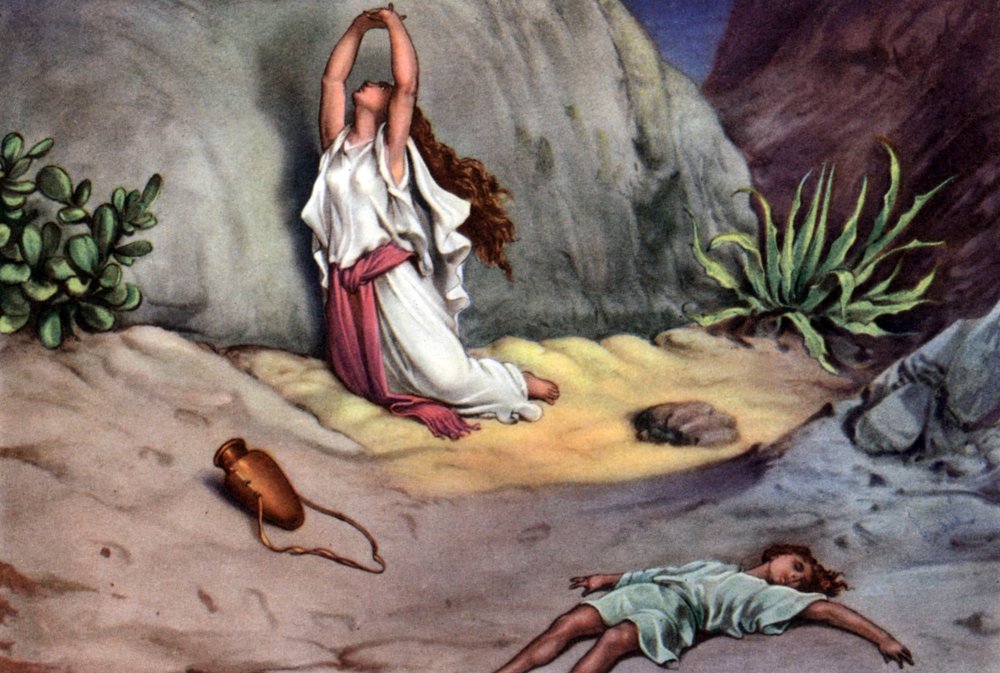 Set of Biblical Educational Postcards in the 50's, made after Fine Arts ...