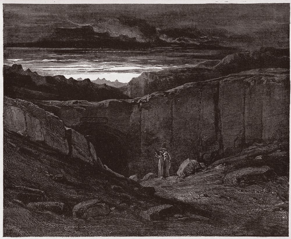 The Divine Comedy, Inferno, Canto 3: Virgil and Dante at the gates of ...