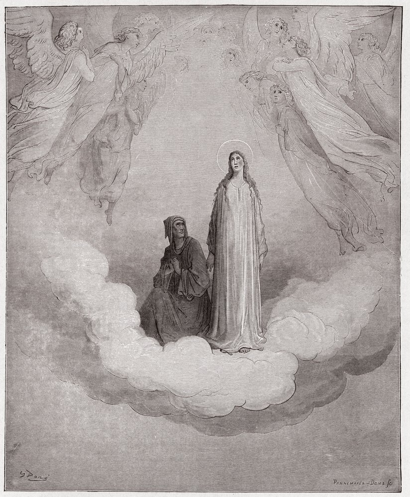 The Divine Comedy, Paradiso, Canto 21: Blessed Beatrice in the seventh ...
