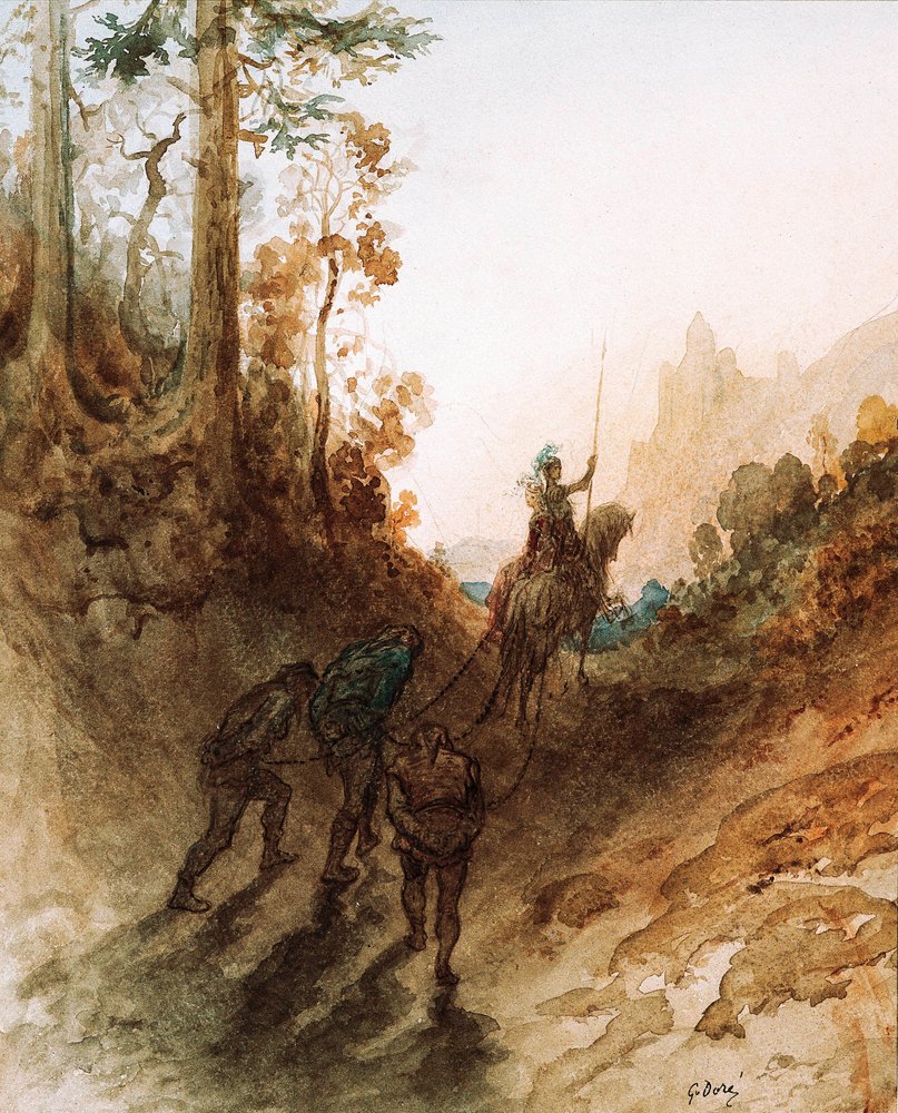 The Giants are Captured by Gustave Dore: Fine art print