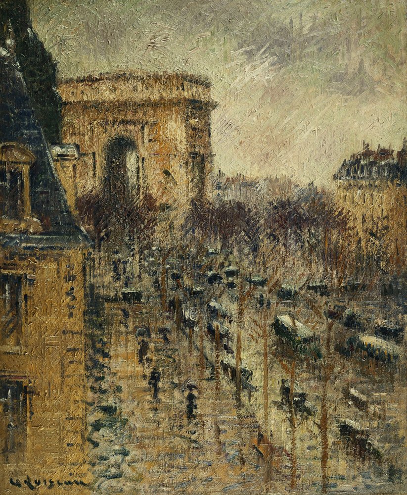 The Arc de Triomphe by Gustave Loiseau: Buy fine art print