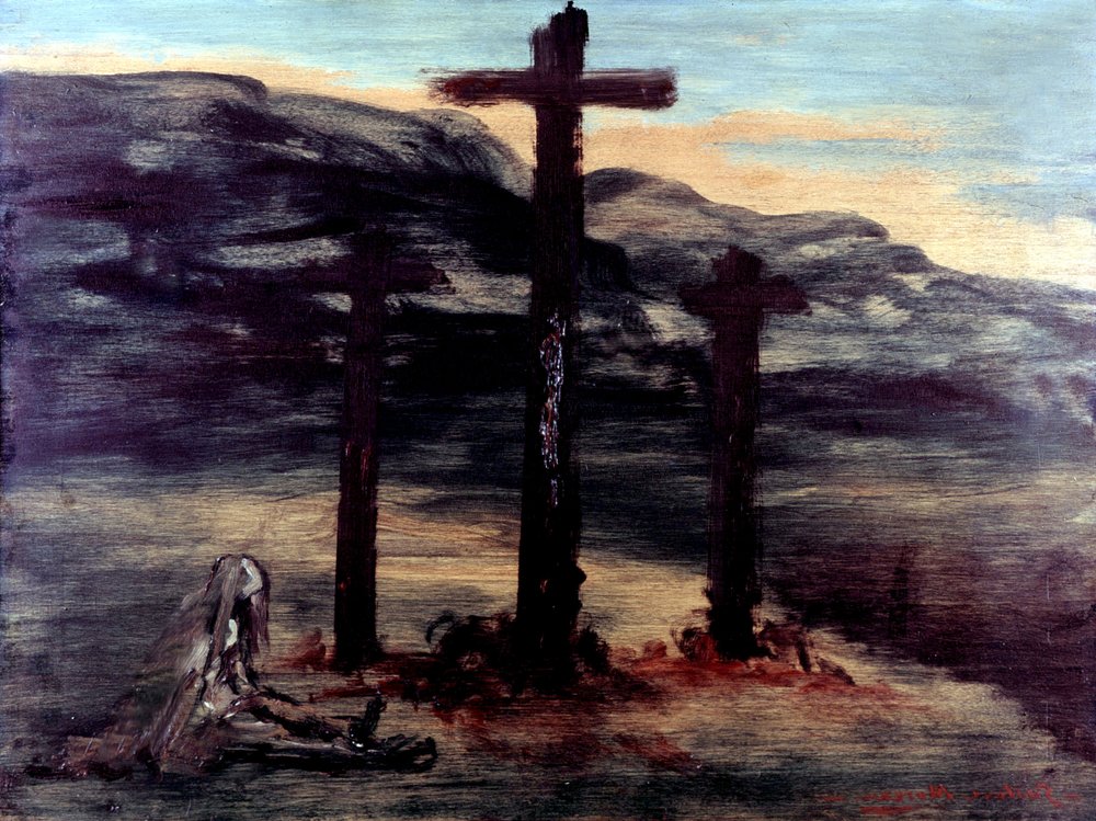 Madeleine at the Calvary by Gustave Moreau: Fine art print
