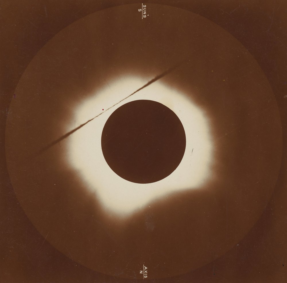 Solar Eclipse from Caroline Island, May 6, 1883