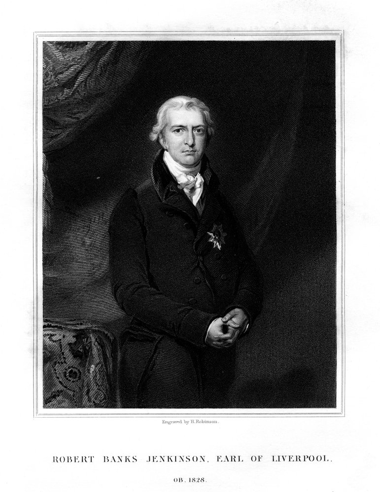 Robert Banks Jenkinson, 2nd Earl of Liverpool, Prime Minister of the ...
