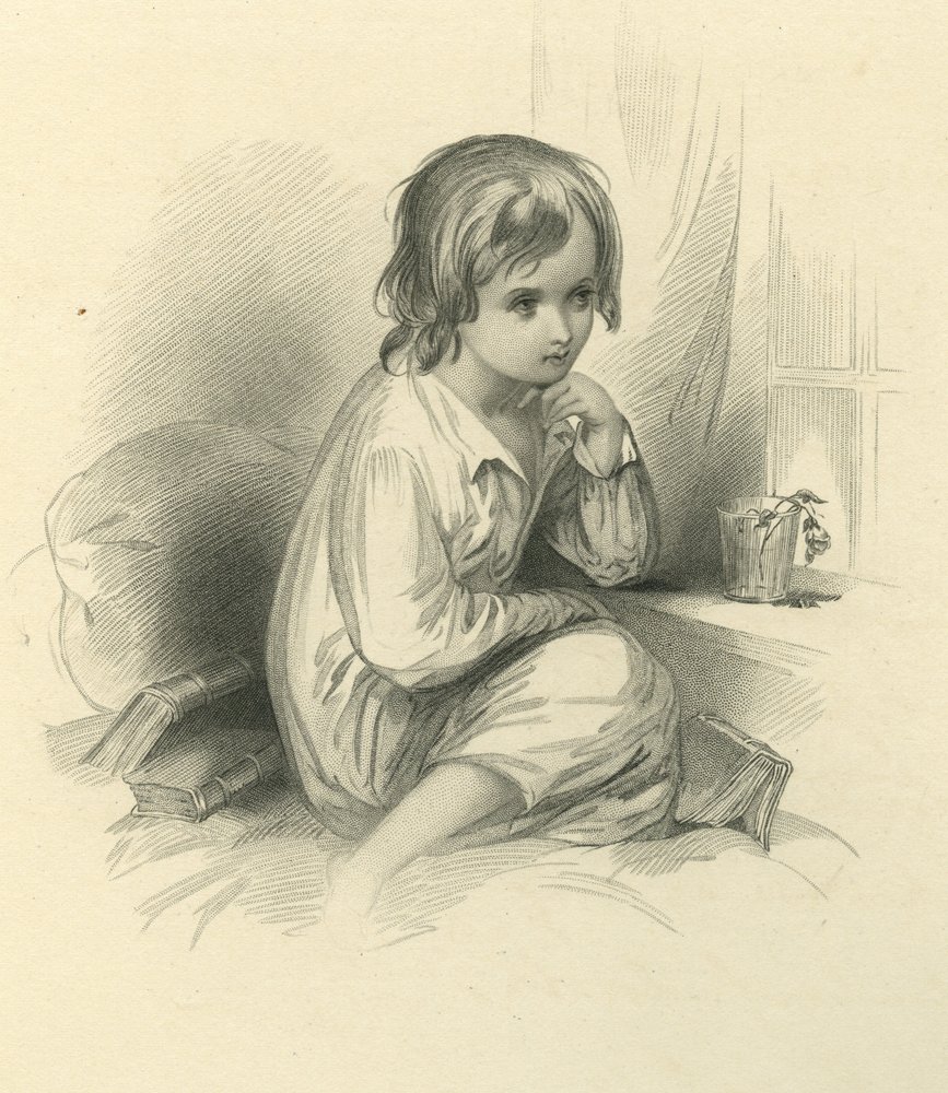 Dombey and Son - Little Paul Dombey by Hablot Knight Browne
