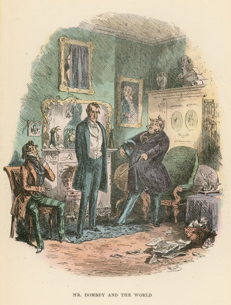 Illustration for Dombey and Son by Hablot Knight Browne