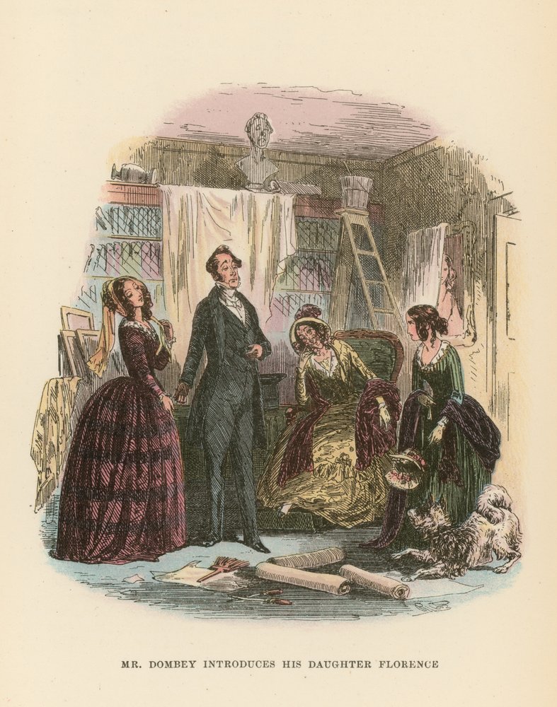 Illustration for Dombey and Son by Hablot Knight Browne