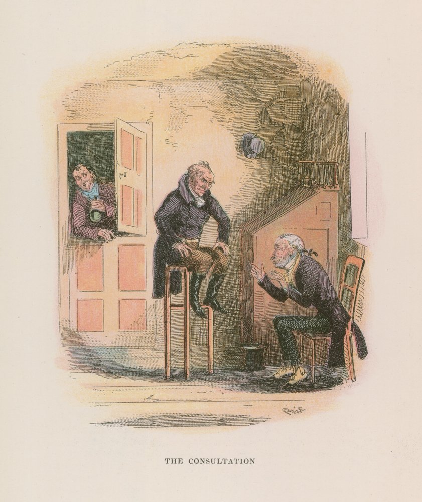 Illustration for Nicholas Nickleby by Hablot Knight Browne