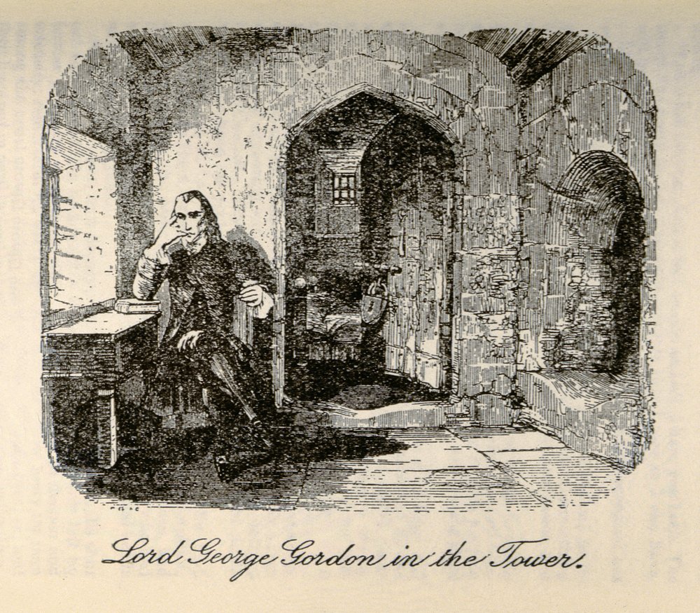 Lord George Gordon in the Tower, from 'Barnaby Rudge' by Charles Dickens
