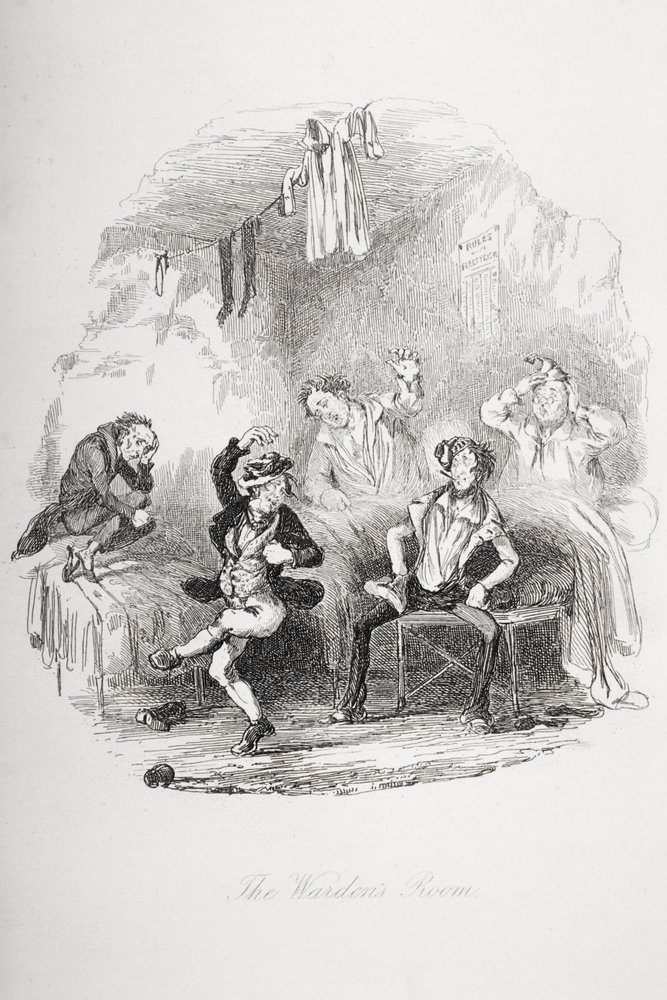 The Warden's Room, illustration from 'The Pickwick Papers' by Charles ...