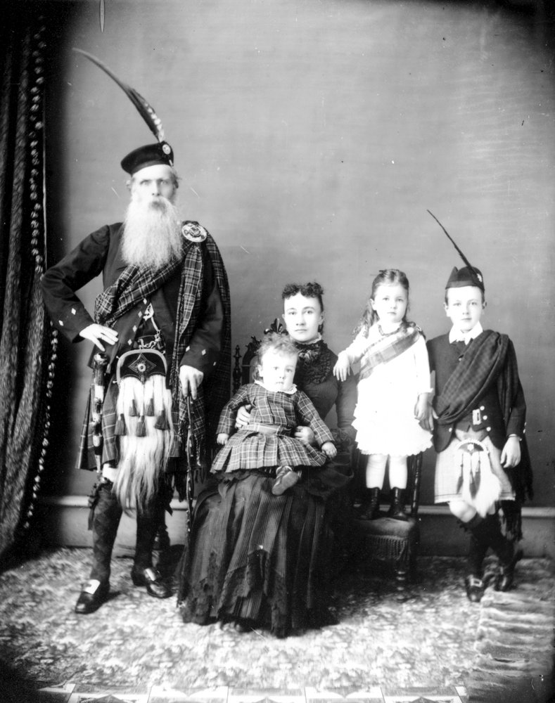 Either Donald and Harriet Mackay and Family or Charles Ross with His ...