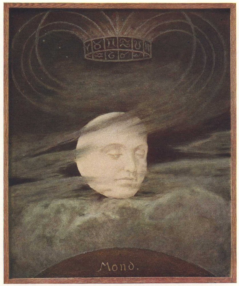 Moon by Hans Thoma: Highest-quality art reproduction