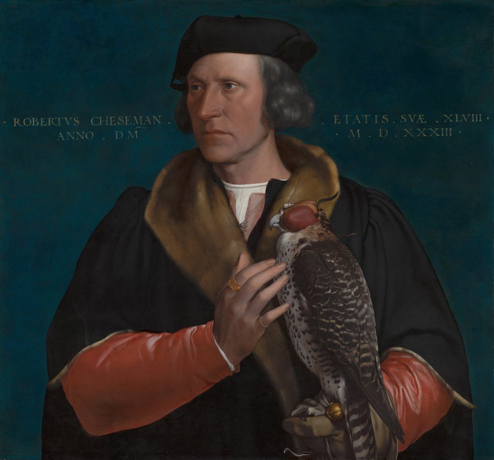 Portrait of Robert Cheseman by Hans Holbein der Jüngere