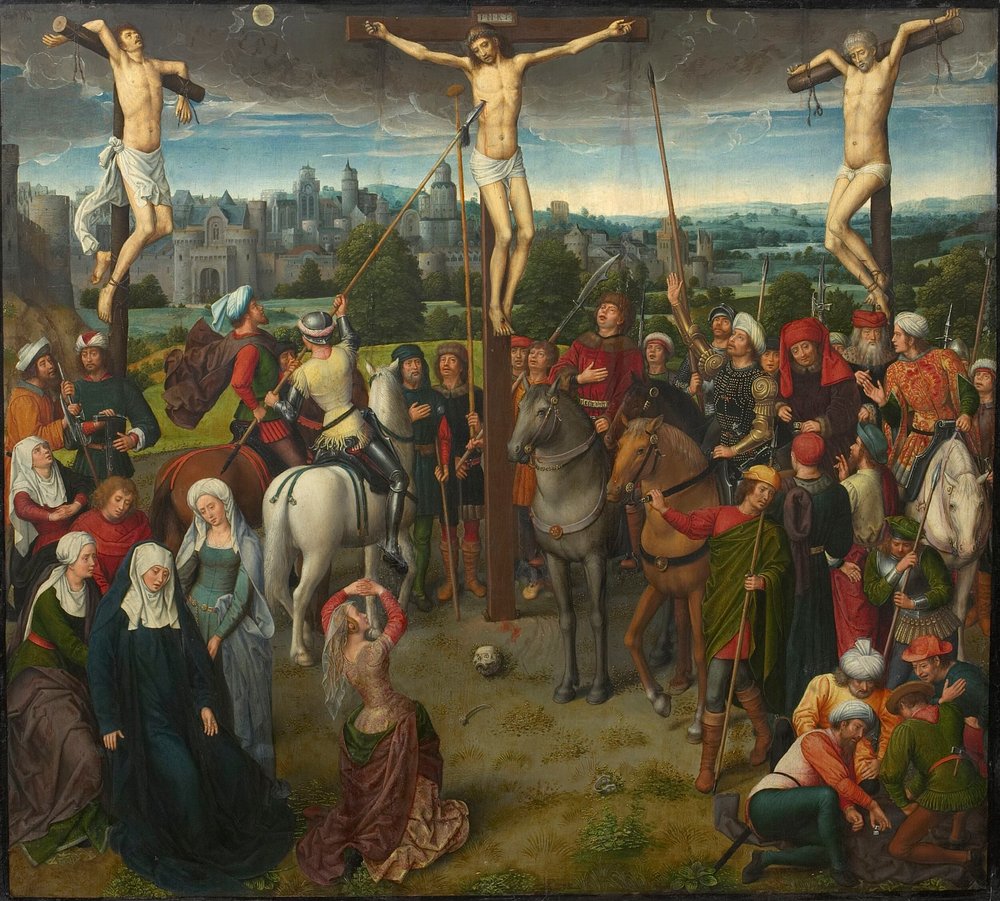 Calvary Triptych (central panel) by Hans Memling