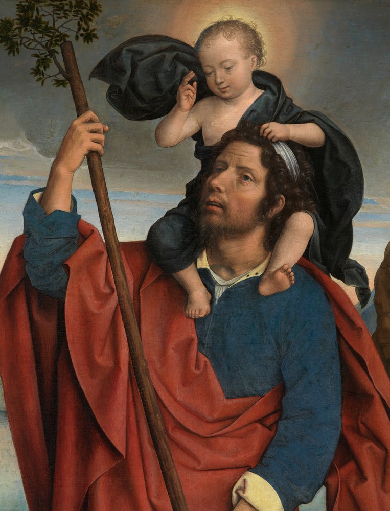 Triptych of Willem Moreel (detail) by Hans Memling