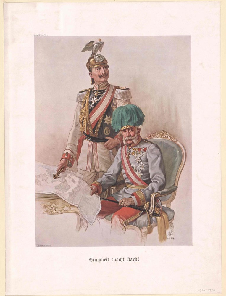 Emperor of Austria Franz Joseph I by Hans Stalzer