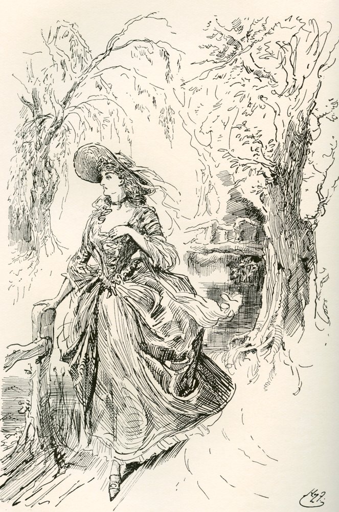 Miss Haredale. Illustration by Harry Furniss for the Charles Dickens ...