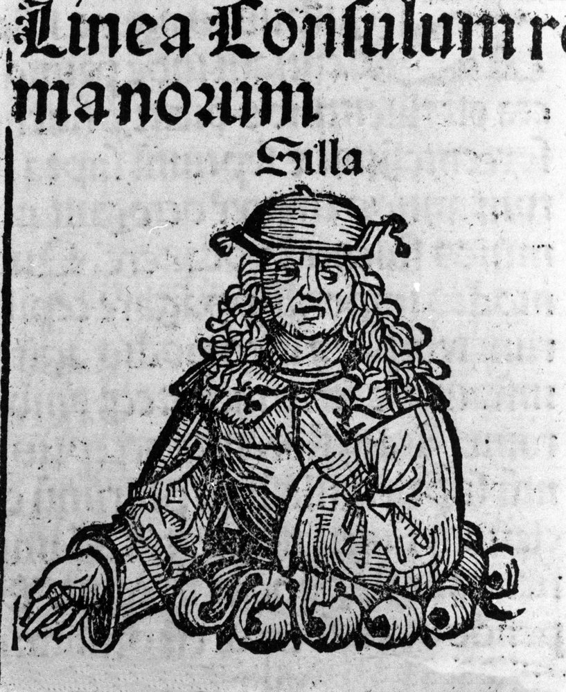 Representation of the Roman Politician Lucius Cornelius Sulla (138-68 ...