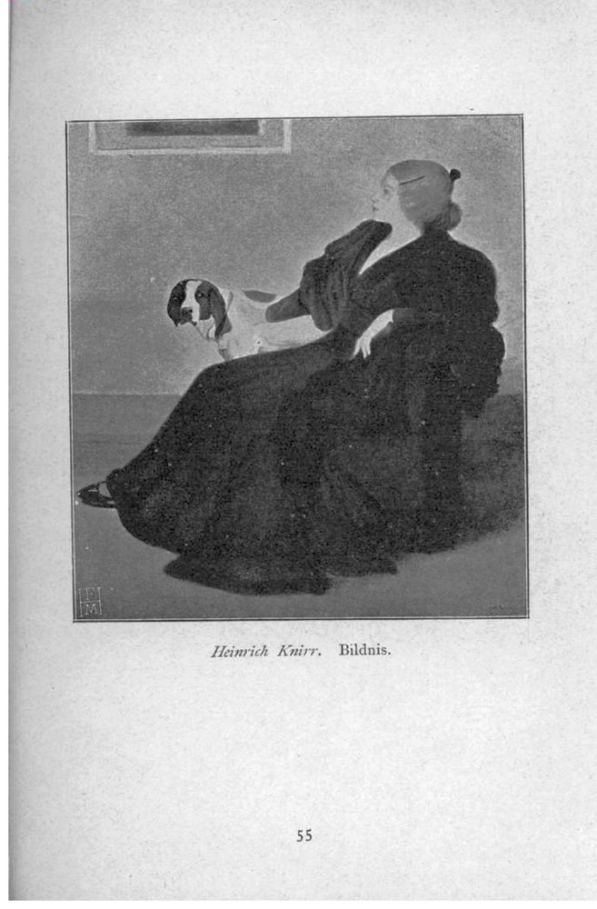 Portrait by Heinrich Knirr: Highest-quality art reproduction