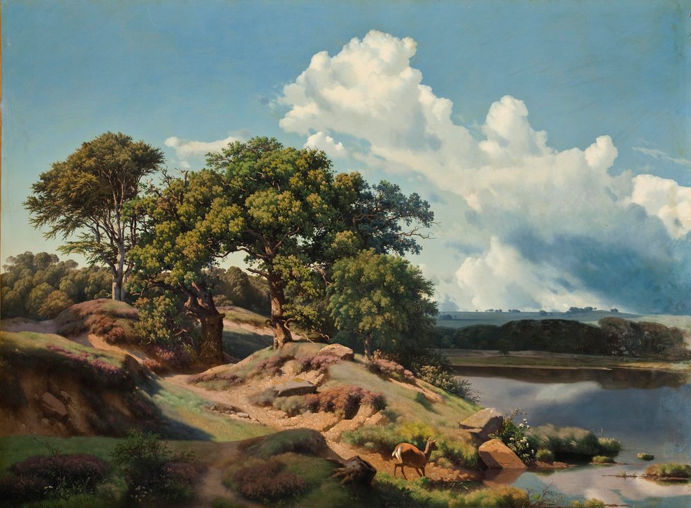 Danish Landscape by Heinrich Buntzen: Buy fine art print