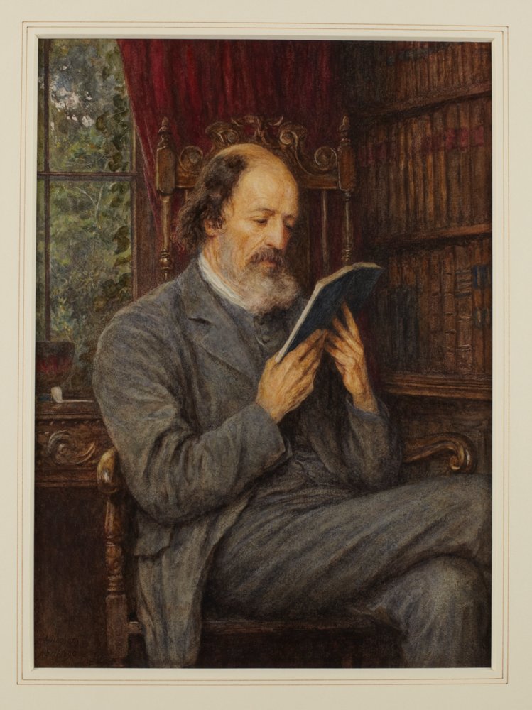 Lord Tennyson by Helen Allingham: Buy fine art print
