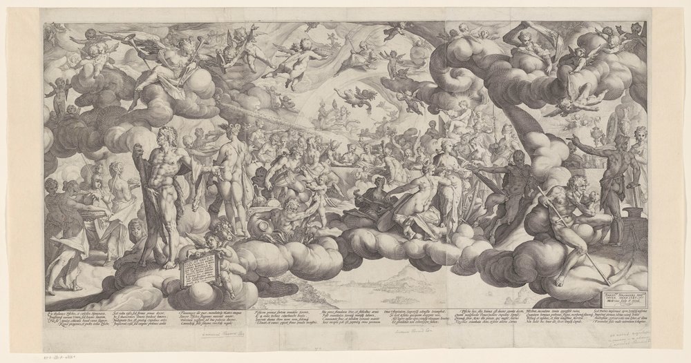 Wedding of Cupid and Psyche by Hendrick Goltzius