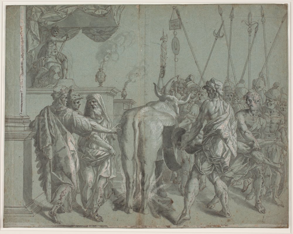 The Tyrant Phalaris of Agrigentum Encloses the Sculptor Perillus in the ...