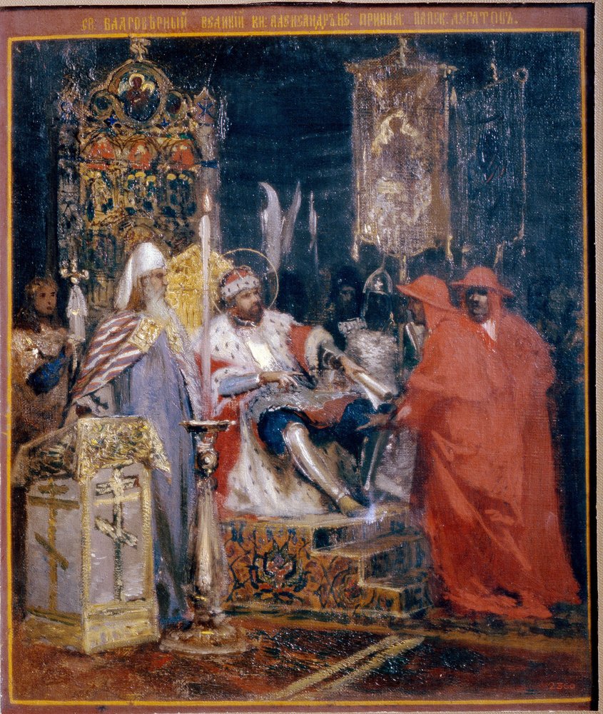 Alexander Nevsky by Henryk Siemiradzki: Buy fine art print