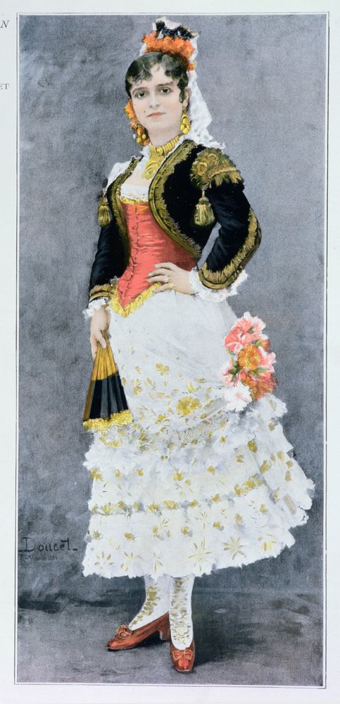 Celestine Galli-Marie in the role of 'Carmen' by Georges Bizet