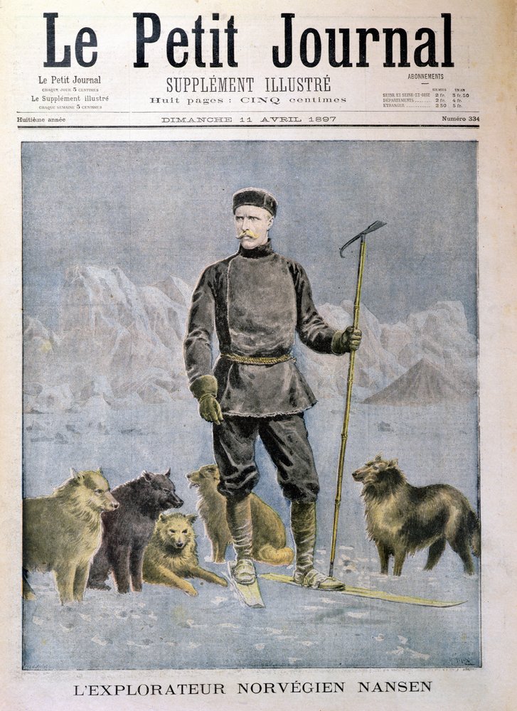 The Norwegian Explorer Nansen, front cover of Le Petit Journal