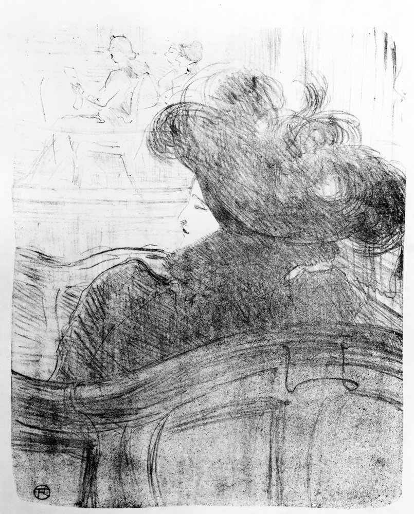 Cléo de Mérode by Henri de Toulouse-Lautrec