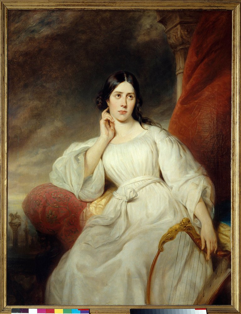 Portrait of Maria Garcia, Called the Malibran, in the Role of Desdemona ...