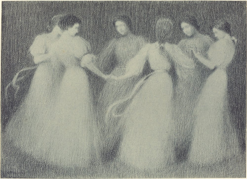 The Round Dance by Henri Eugene Le Sidaner: Fine art print