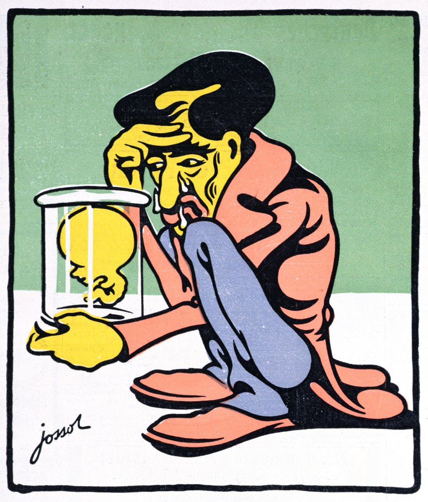 'He Looked Just Like Me', a Father Weeping Over the Embryo of His Aborted Son, from 'Jugend', Munich