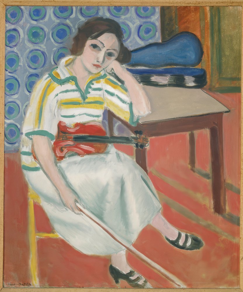 Woman with a Violin by Henri Matisse: Buy fine art print