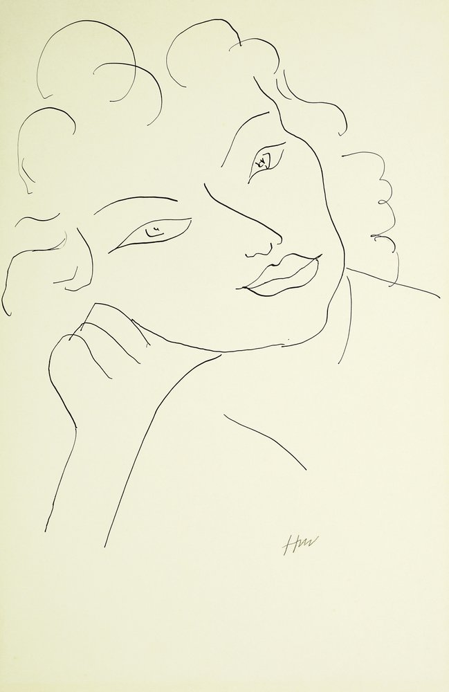 Head of a Young Woman by Henri Matisse: Buy fine art print