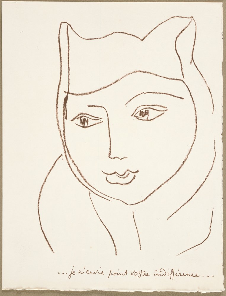 Page from Portuguese Letters by Henri Matisse