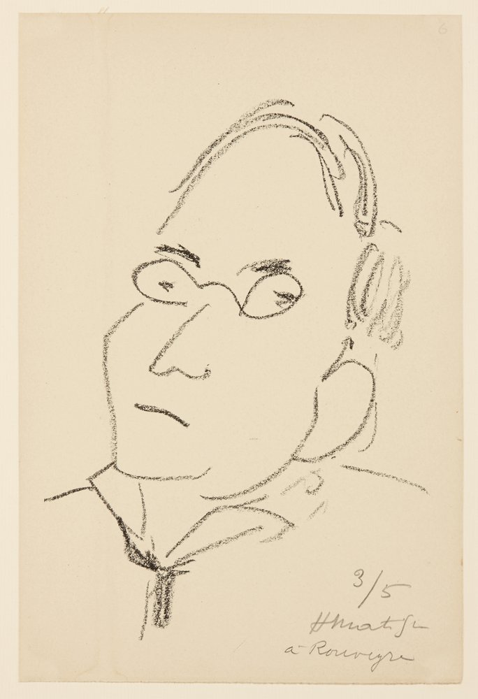 Portrait of Paul Léautaud by Henri Matisse