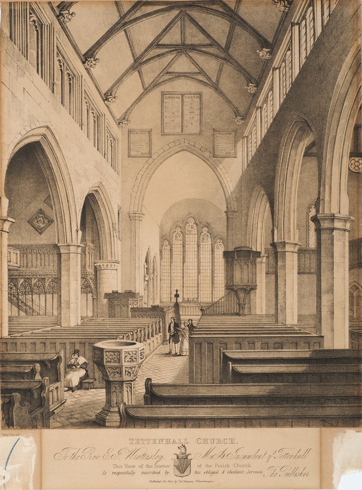Tettenhall Church, 1844 by Henry Burn: Buy fine art print