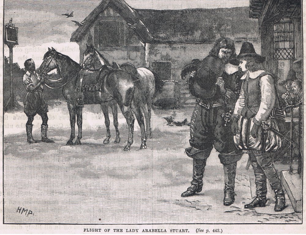 Flight of Lady Arabella Stuart 1615 by Henry Marriott Paget