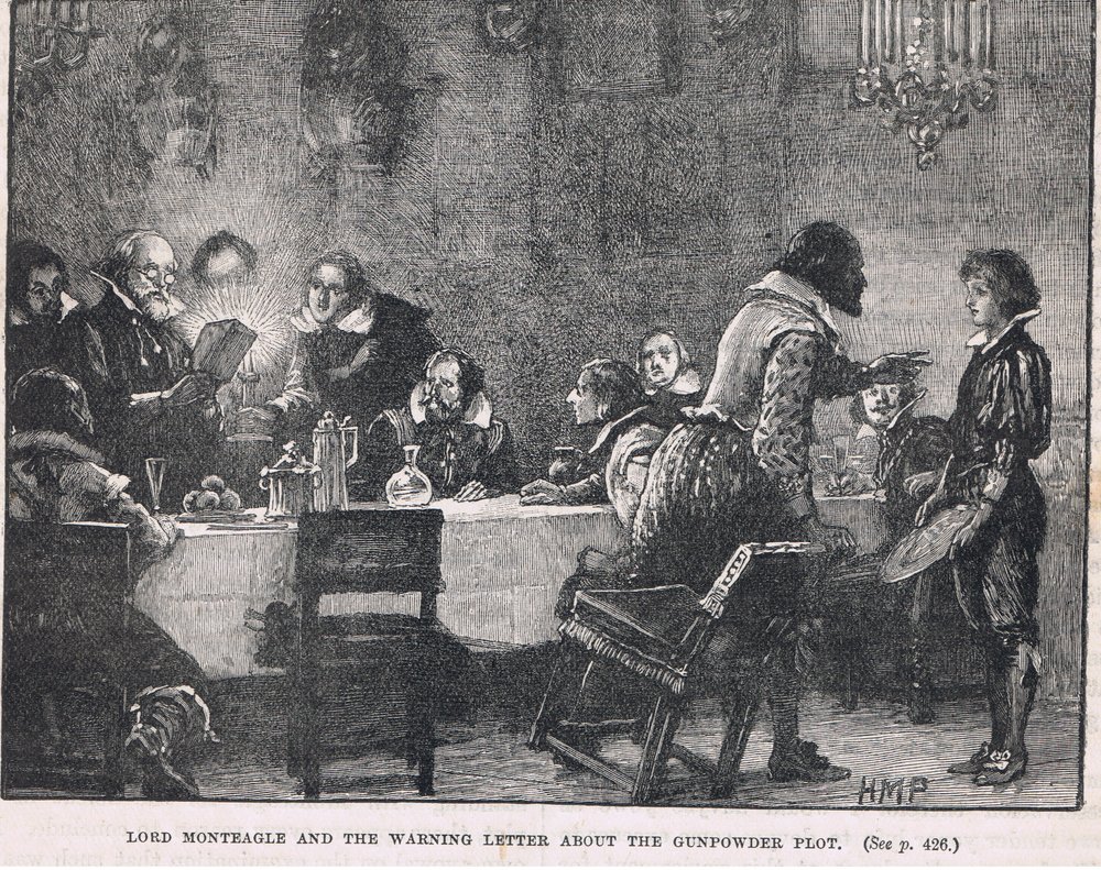 Lord Monteagle and the warning letter about the Gunpowder Plot 1605