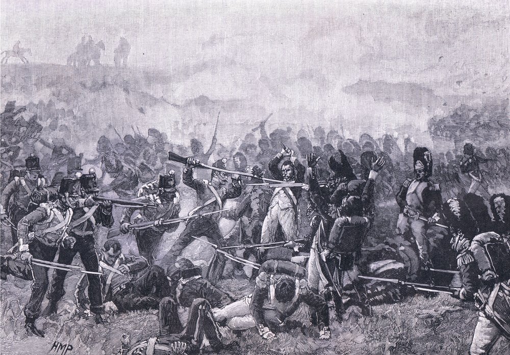 The Battle of Waterloo AD 1815 by Henry Marriott Paget