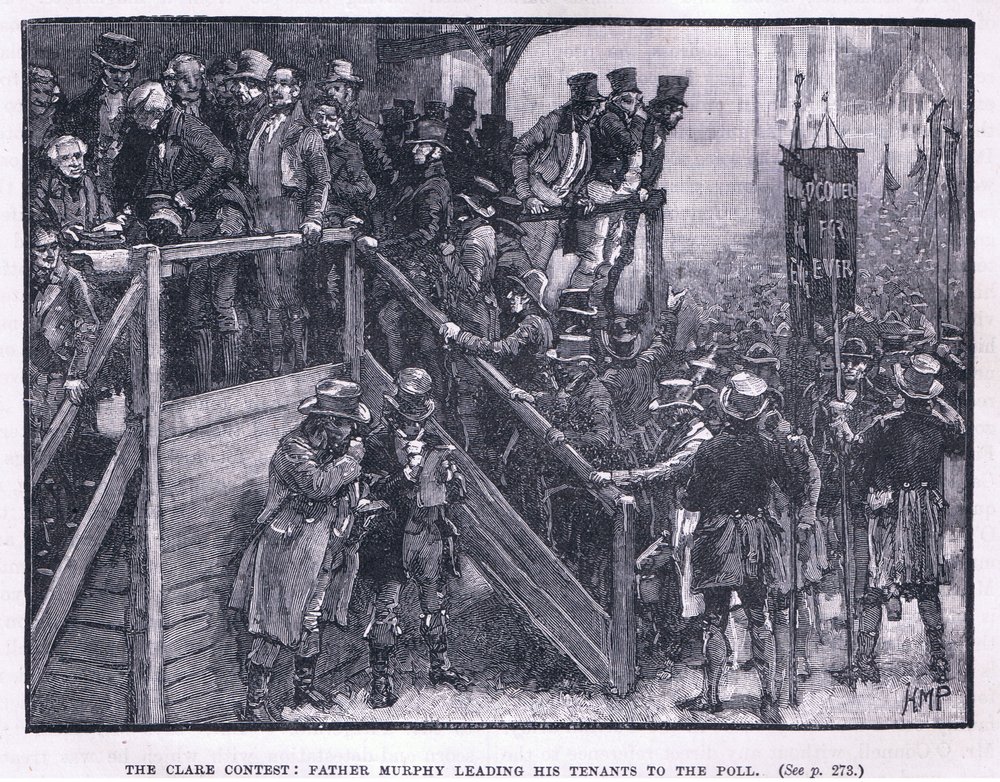 The Clare Contest AD 1828: Father Murphy Leading His Tenants to the Poll