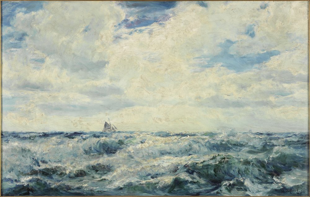 Broken Weather, North Coast of Cornwall by Henry Moore