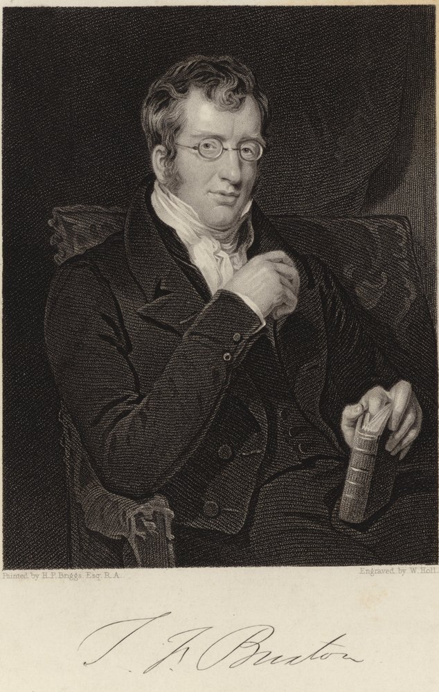 Sir Thomas Buxton by Henry Perronet Briggs: Fine art print