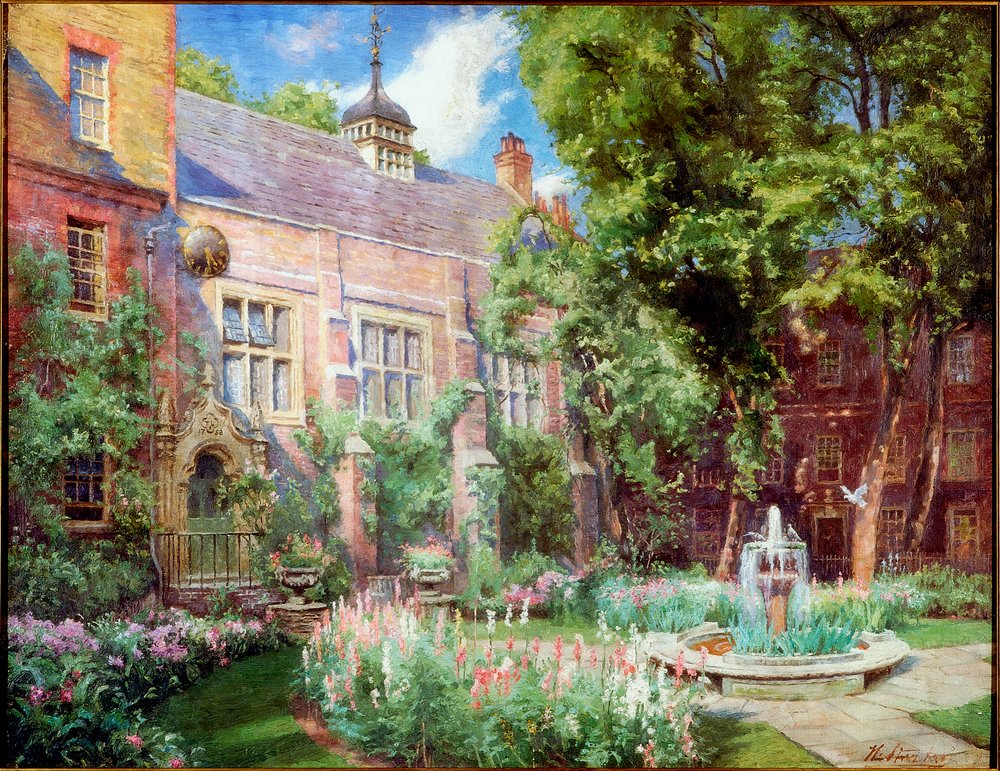 Garden by Henry Straker: Highest-quality art reproduction