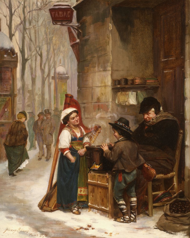 The Chestnut Vendor by Henry Bacon: Buy fine art print
