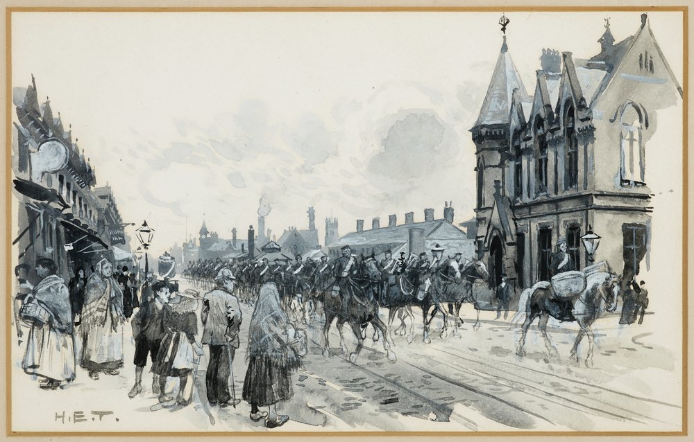 Salford Infantry Barracks and Free Library, Regent's Road