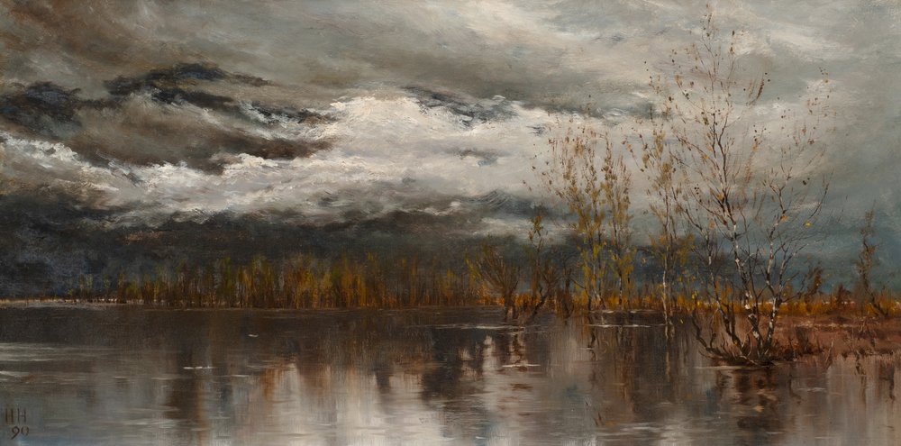 After Rain, Locarno by Henry Howard: Buy fine art print